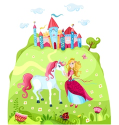 Zamok Royalty Free Vector Image - VectorStock