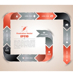 Arrow step Royalty Free Vector Image - VectorStock