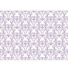 Seamless damask pattern with beautiful ornamental Vector Image