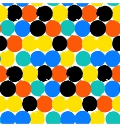 Big hand drawn dots blobs spots blots circle Vector Image