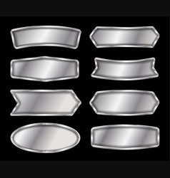 Metal sign isolated Royalty Free Vector Image - VectorStock