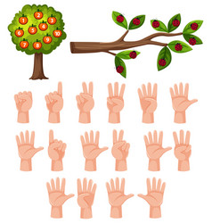 Count number space theme Royalty Free Vector Image