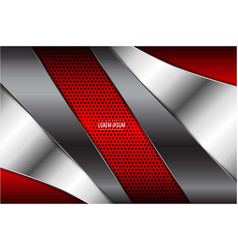 Red metallic background Royalty Free Vector Image