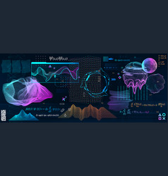 Chalkboard with science physics formulas Vector Image