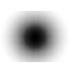 Radial halftone pattern gradient background Vector Image