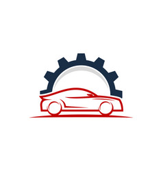 Engineering automotive logo icon design Royalty Free Vector