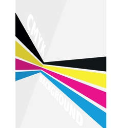 Cmyk strip background Royalty Free Vector Image