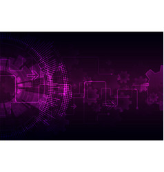 Pink abstract technological background Royalty Free Vector