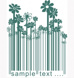 Color pencil barcode Royalty Free Vector Image