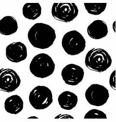 Boho polka dot seamless pattern Royalty Free Vector Image