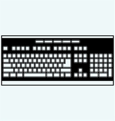 Keyboard keys Royalty Free Vector Image - VectorStock