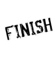 Finish rubber stamp Royalty Free Vector Image - VectorStock