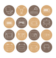 Hand paper making process icon set Royalty Free Vector Image