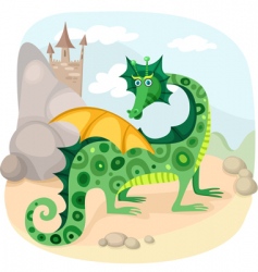 Dragon slayer Royalty Free Vector Image - VectorStock