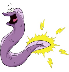 Electric eel cartoon Royalty Free Vector Image