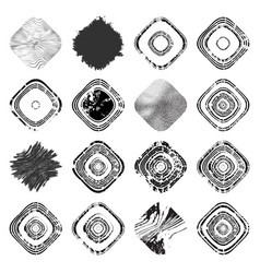 Scratched nazi rounded rectangle stamp Royalty Free Vector