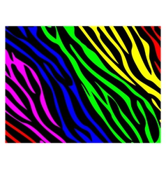Rainbow zebra background Royalty Free Vector Image