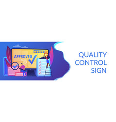 High quality sign concept Royalty Free Vector Image
