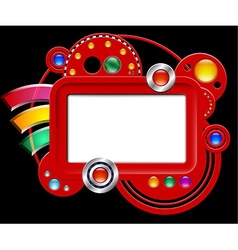 Neon screen Royalty Free Vector Image - VectorStock