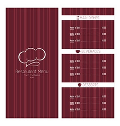 Abstract menu background with some special objects