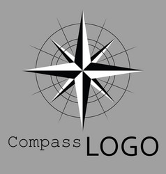 West direction compass icon Royalty Free Vector Image