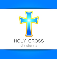 Holy cross logo Royalty Free Vector Image - VectorStock