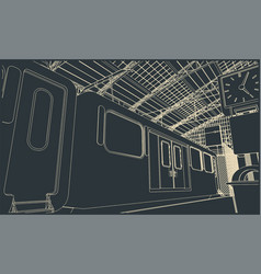 City Train Station Vector Images (over 8,500)