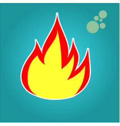 Fire or sun background Royalty Free Vector Image