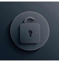 Dark circle icon eps10 Royalty Free Vector Image