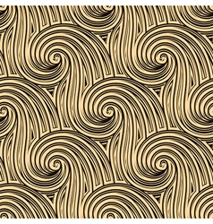Wood carving seamless Royalty Free Vector Image