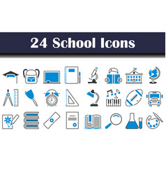 Mathematics icons set Royalty Free Vector Image