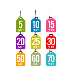 White price tag icon Royalty Free Vector Image