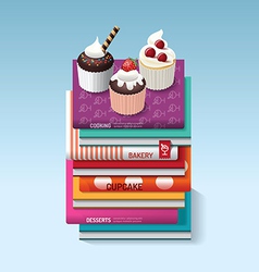 Cake cards Royalty Free Vector Image - VectorStock