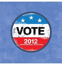 Retro vote stickers Royalty Free Vector Image - VectorStock