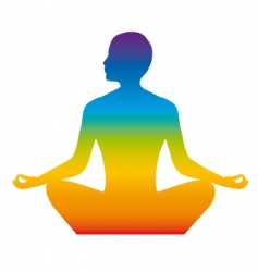 Yoga color Royalty Free Vector Image - VectorStock