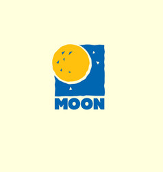 Moon light spa logo Royalty Free Vector Image - VectorStock