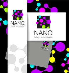 Nano logo Royalty Free Vector Image - VectorStock