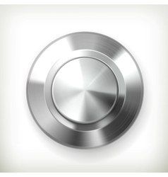 Detailed metal buttons set Royalty Free Vector Image