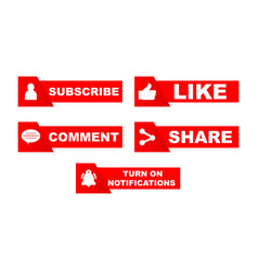 Subscribe Like Button Vector Images (over 1,100)