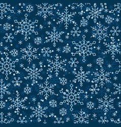 Snow seamless pattern background Royalty Free Vector Image