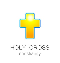 Holy cross logo Royalty Free Vector Image - VectorStock