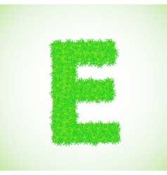 Desert alphabet letter e colorful template Vector Image