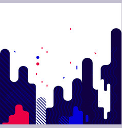 Abstract flat dynamic background design movement Vector Image