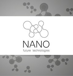 Nano logo Royalty Free Vector Image - VectorStock