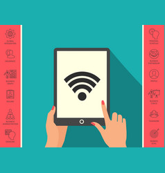 Internet connection icon Royalty Free Vector Image