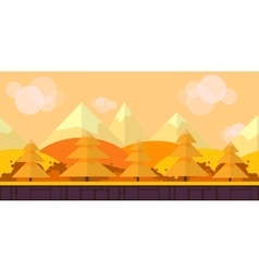 Flat style game background Royalty Free Vector Image