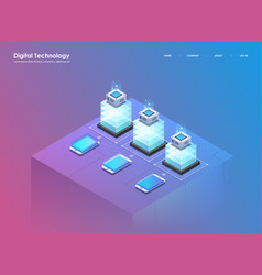 Licensed software and pirated isometric Royalty Free Vector
