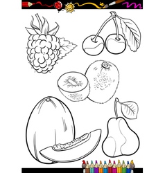 Pear fruit for coloring book Royalty Free Vector Image