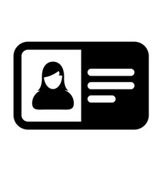 License icon male user person profile avatar Vector Image