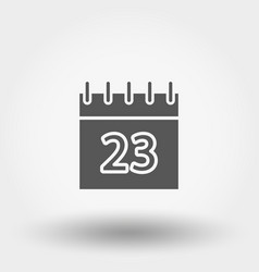 Calendar agenda 365 days year Royalty Free Vector Image